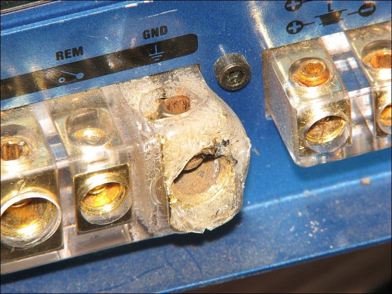 Ground Amp Bad Ground on Amp Symptoms Stereo Amplifier Car Audio